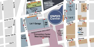 LA live map - Map of LA live (California - USA)